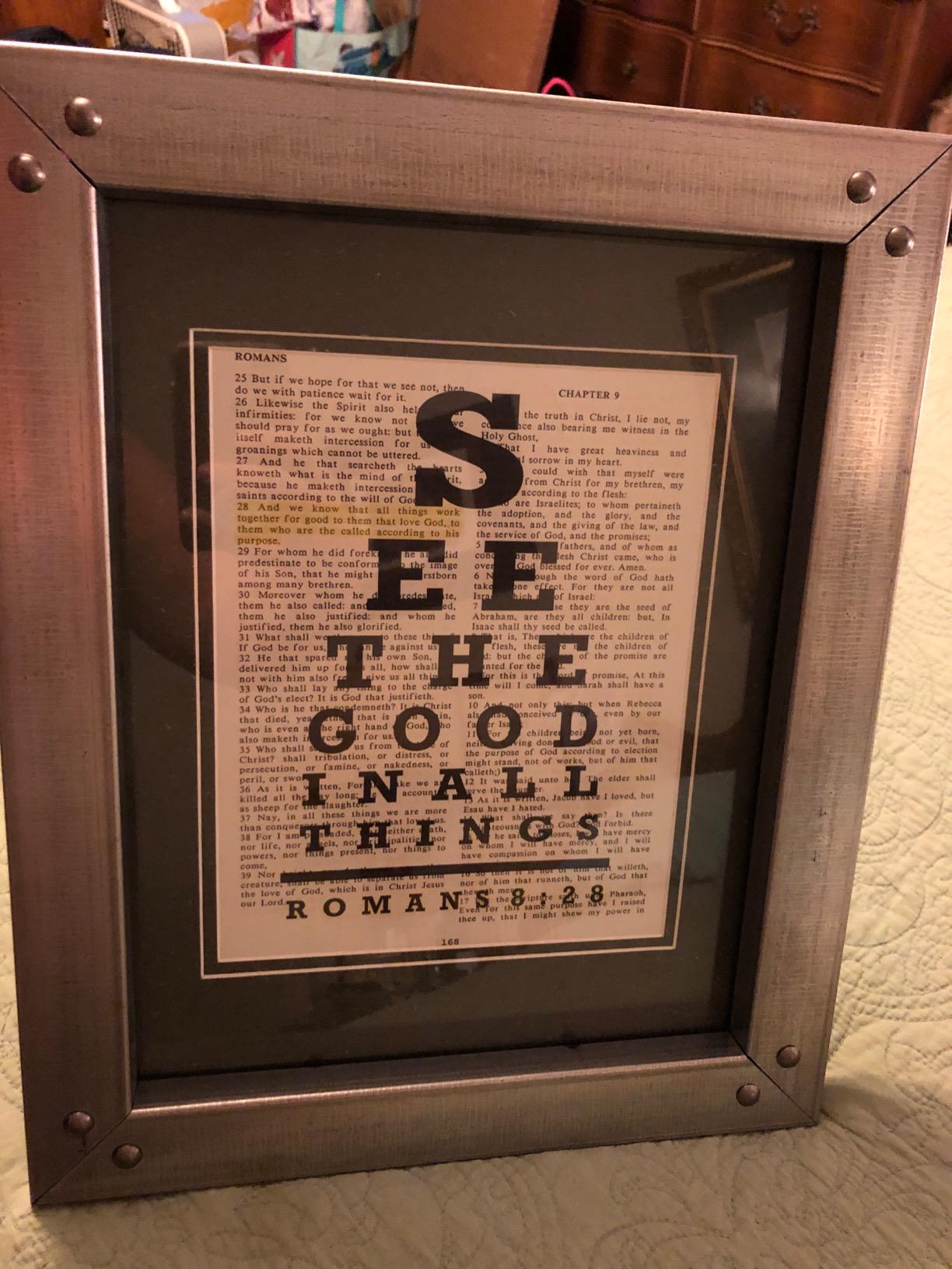 Amazon.com: See the Good in All Things, All Things Work for Good ...