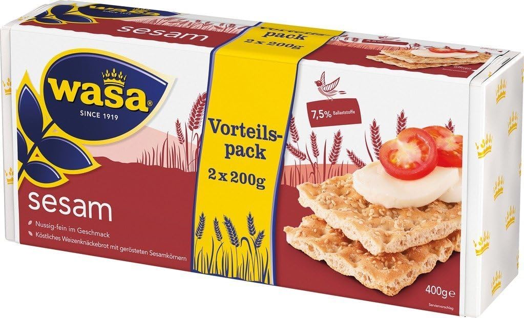 Amazon.com: Wasa crispbread Sesame XXL-Pack - 400g