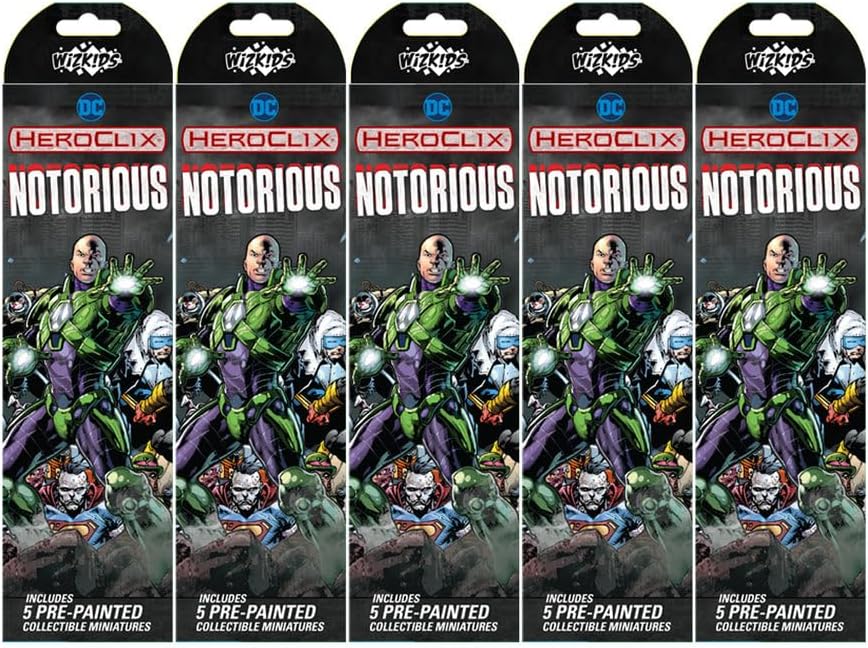 Amazon.com: WizKids DC HeroClix: Notorious Booster Brick : Toys & Games