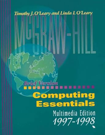 Computing Essentials: Multimedia Edition 1997-1998 (Brief Version, 1st ...