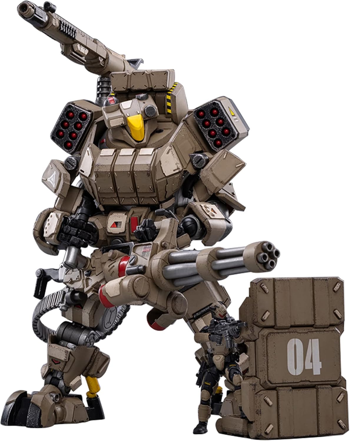 RAYGE3LOV 1/25 Action Figures Iron Wrecker Mecha Armor Anime Figure ...