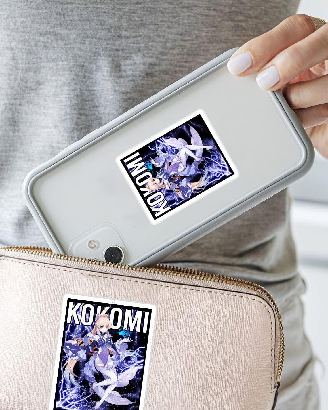 Buy Design Metal Anime for Sangonomiya Kokomi Sticker 1 Pcs 2" Online ...