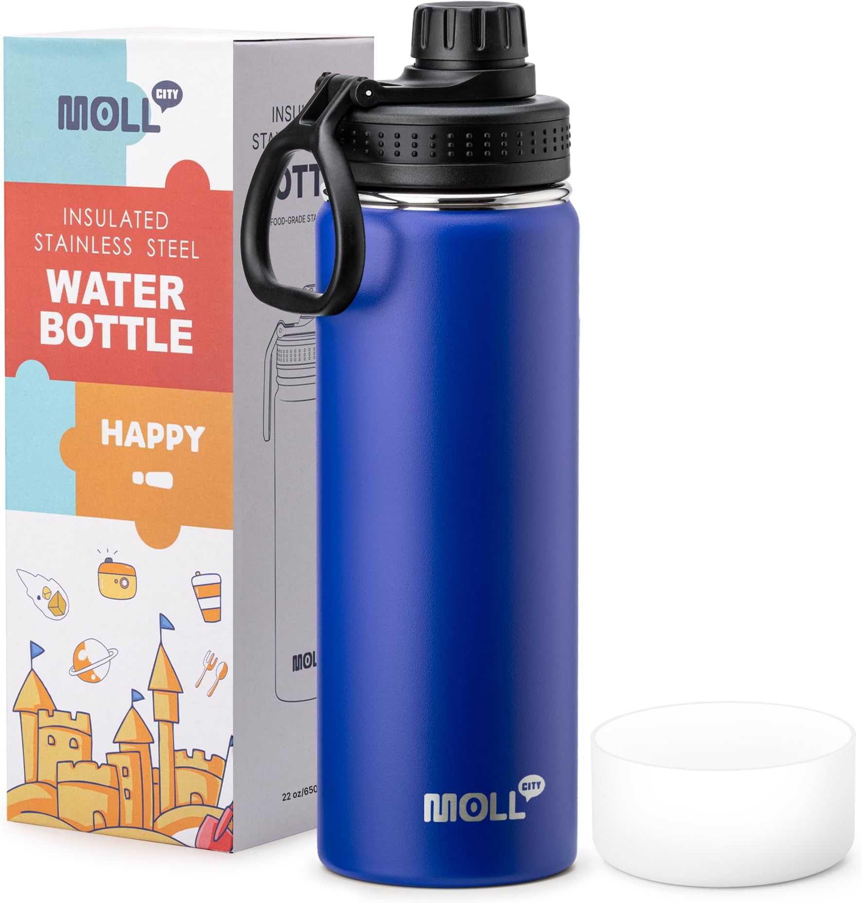 Amazon.com: ThermoFlask Double Wall Vacuum Insulated Stainless Steel 2 ...