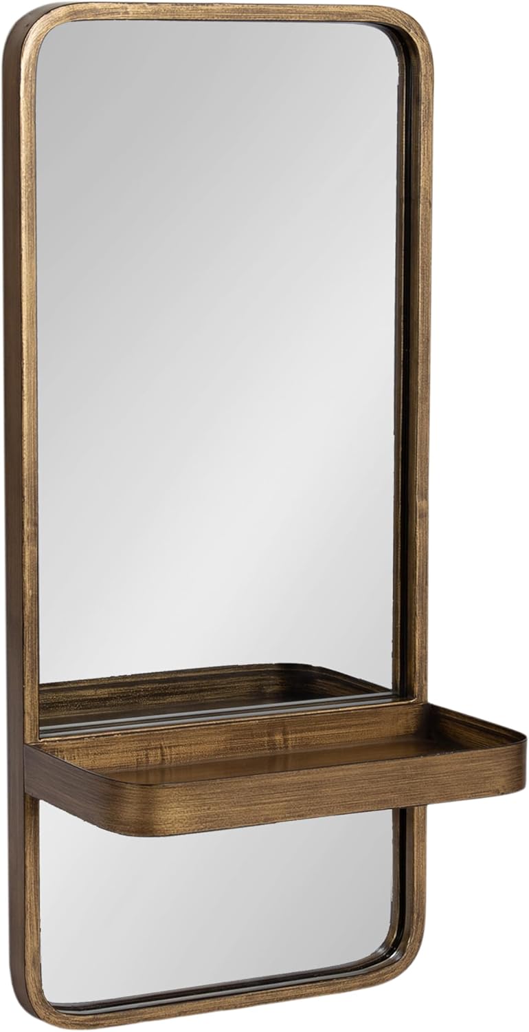Amazon.com: Kate and Laurel Estero Modern Metal Rectangle Mirror with ...