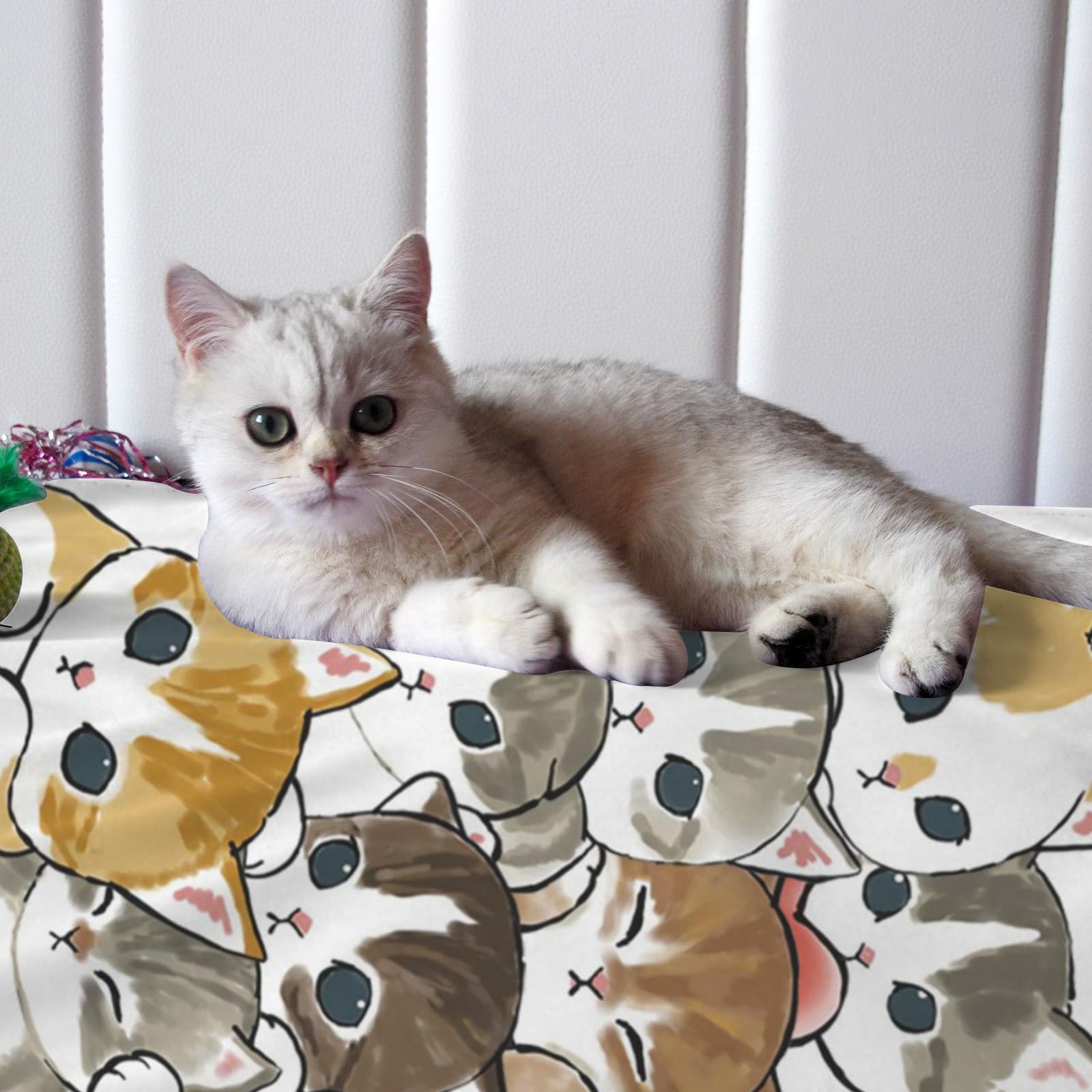 Cat Print Flannel Sheets Ikea PURPURBRACKA Full Queen Duvet Cover & 2