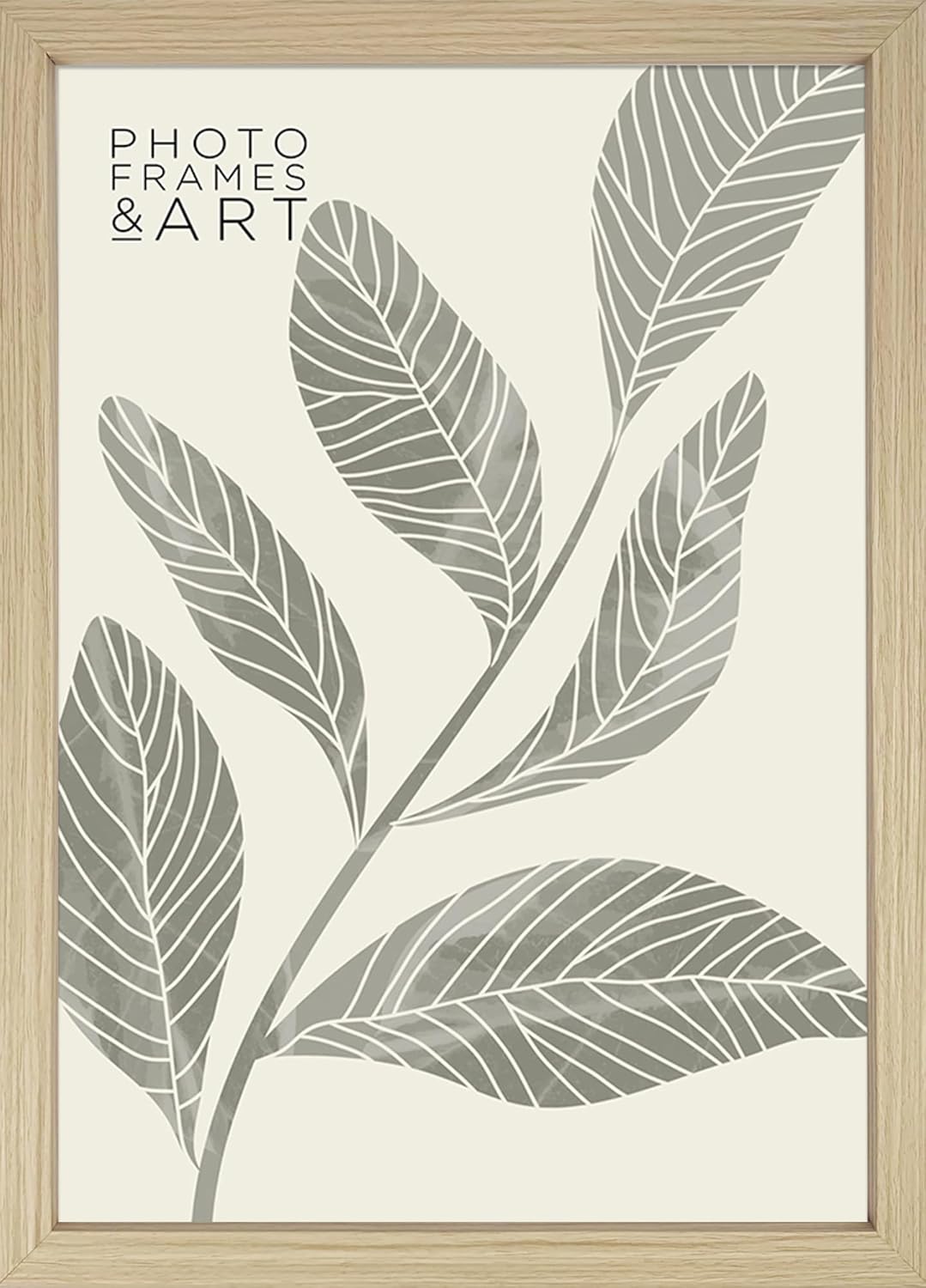 pf+a REAL GLASS A3 Light Oak Picture Frame - A3 (29.7x42cm) Oak Effect ...