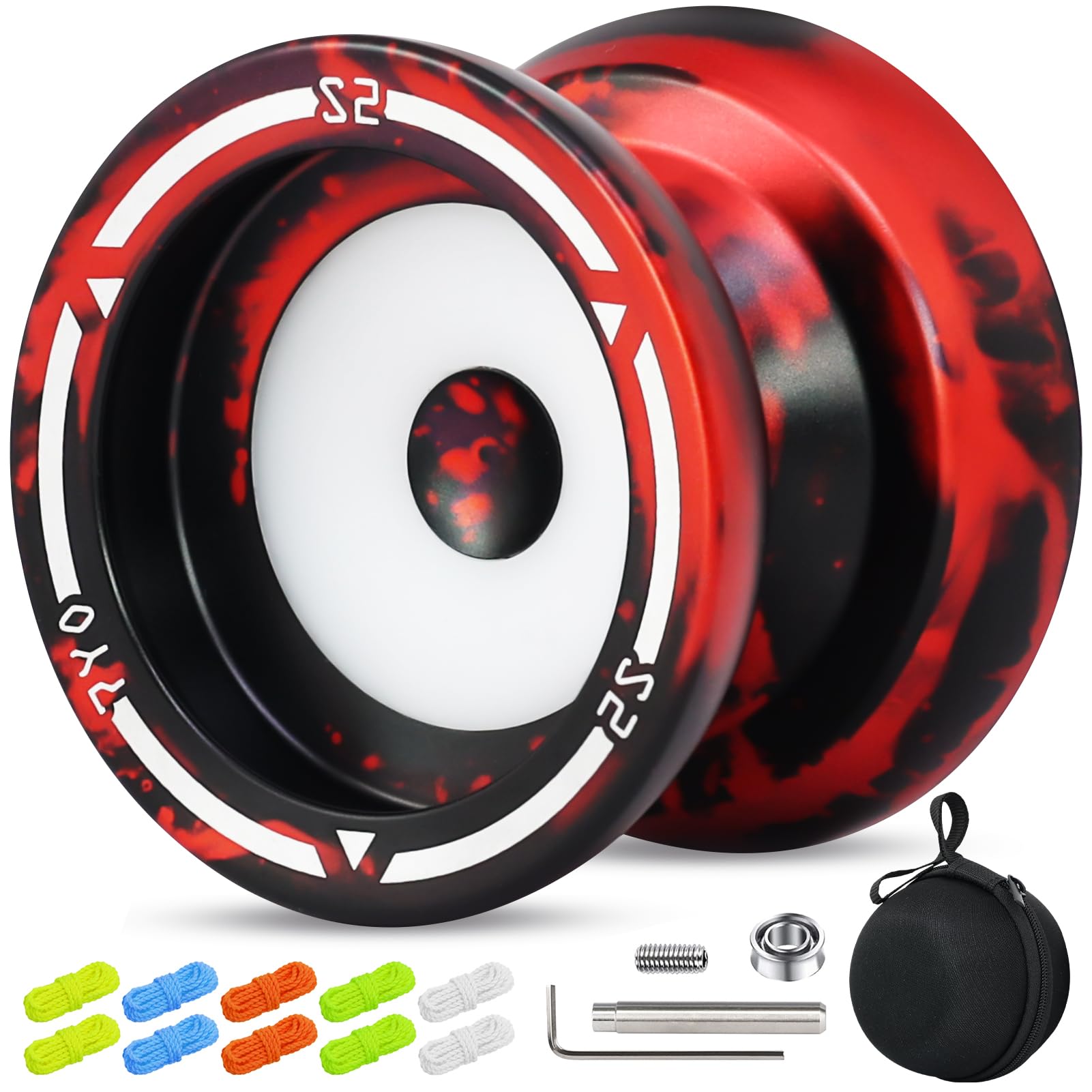 Amazon.com: S2 Professional Trick Yoyo for Kids 8-12 Beginners, Metal ...