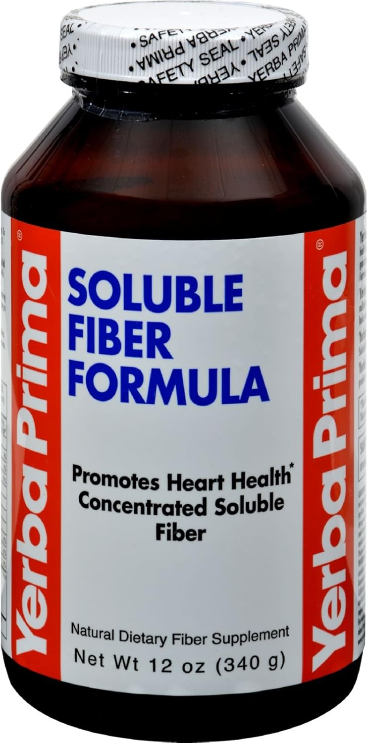 Amazon.com: Yerba Prima Soluble Fiber Formula - 12 oz : Health & Household