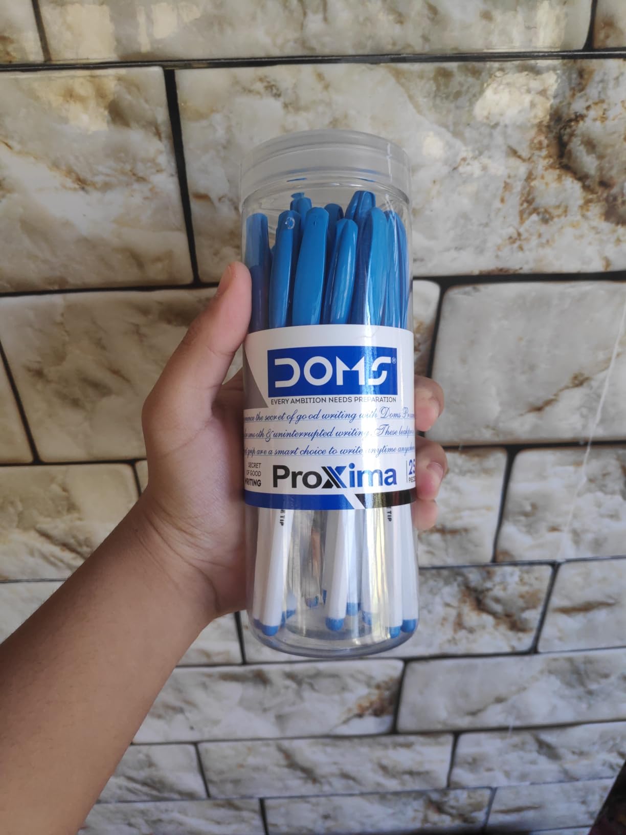 Doms Proxima Ball Pen Jar Pack | Fine Tip Ball Pen | Smooth Writing ...