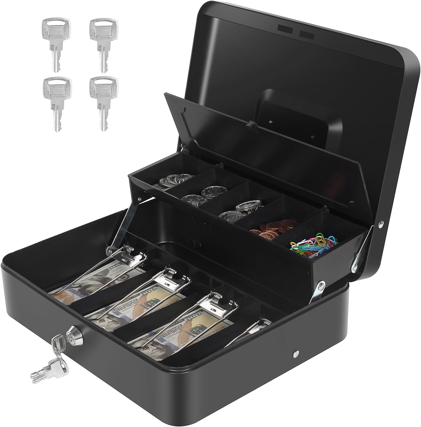 Amazon.com : Royal Sovereign Money Handling Security Box Cash Box (RSCB ...