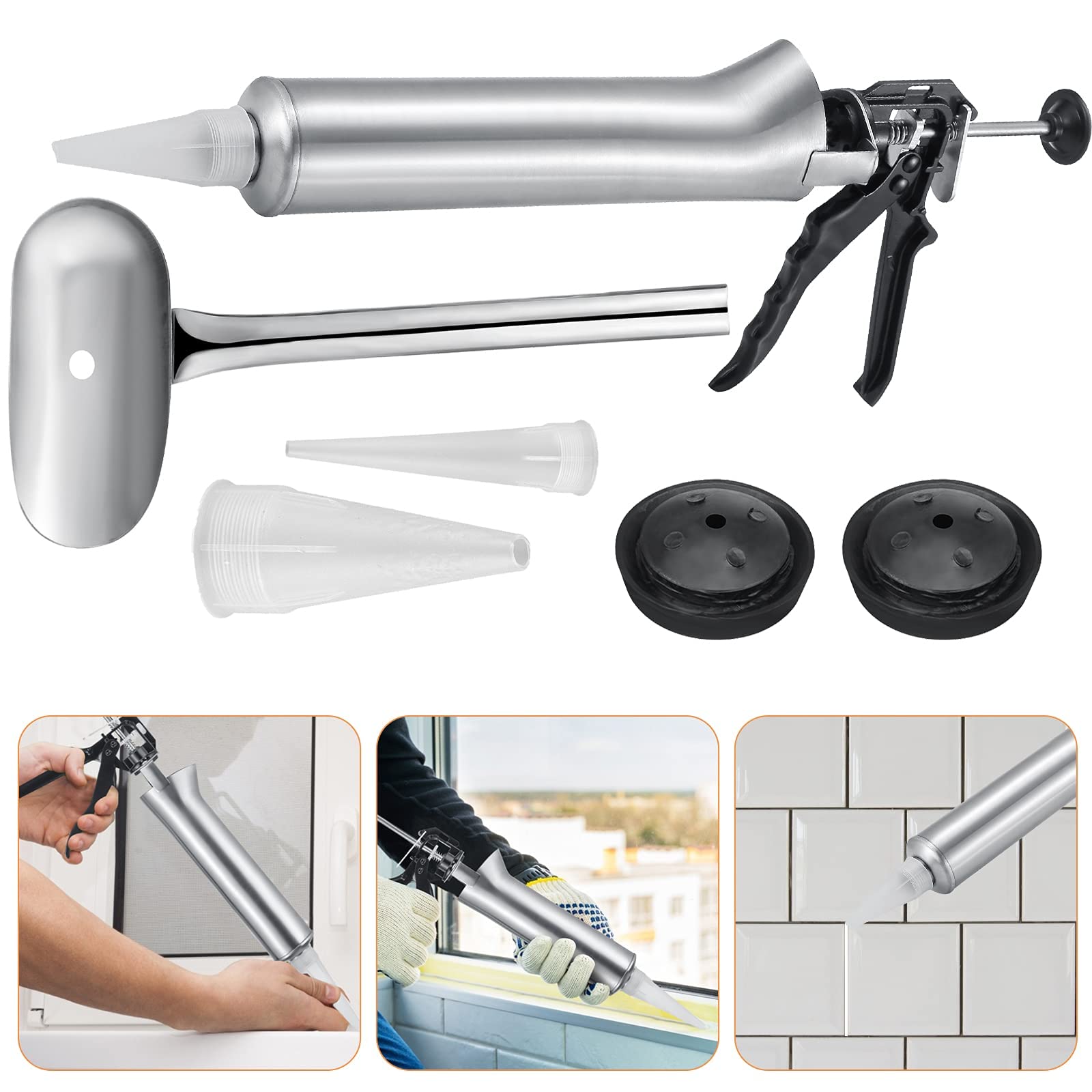 Buy Grout For Mortar, Mortar Syringe Made Of Stainless Steel 700ml With ...