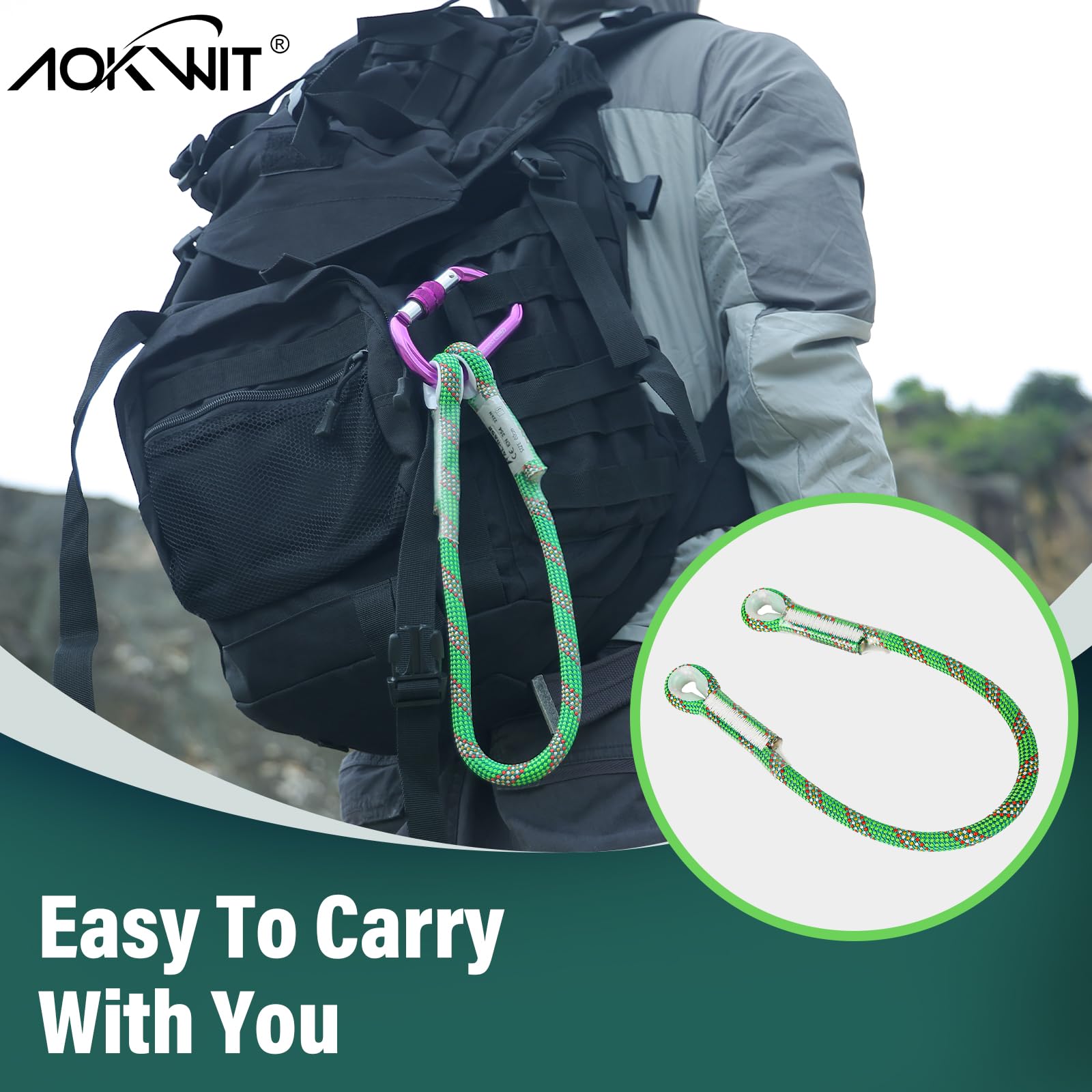 Snapklik.com : Prusik Cord Eye-to-Eye Pre-Sewn Nylon Heat Resistant ...