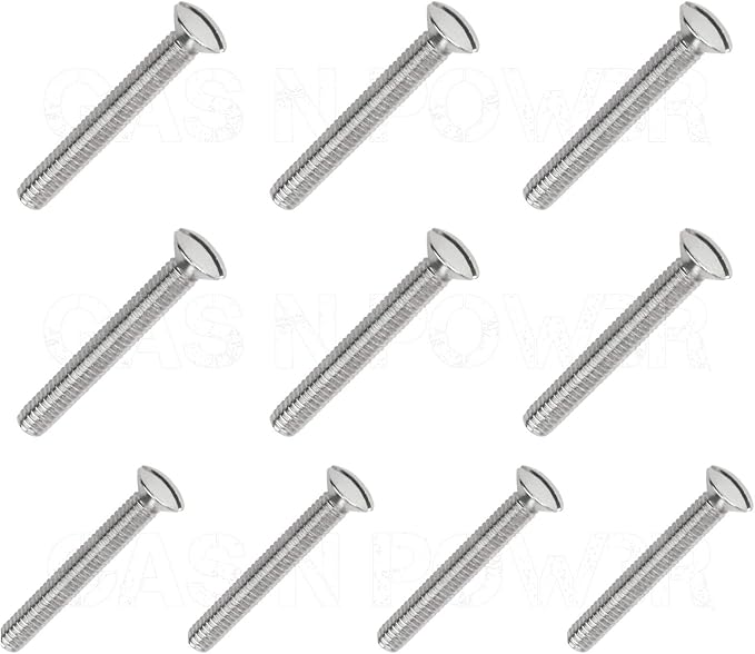 x10 M3.5 x30mm Long Electrical Machine Screws for Light Switch Plug ...