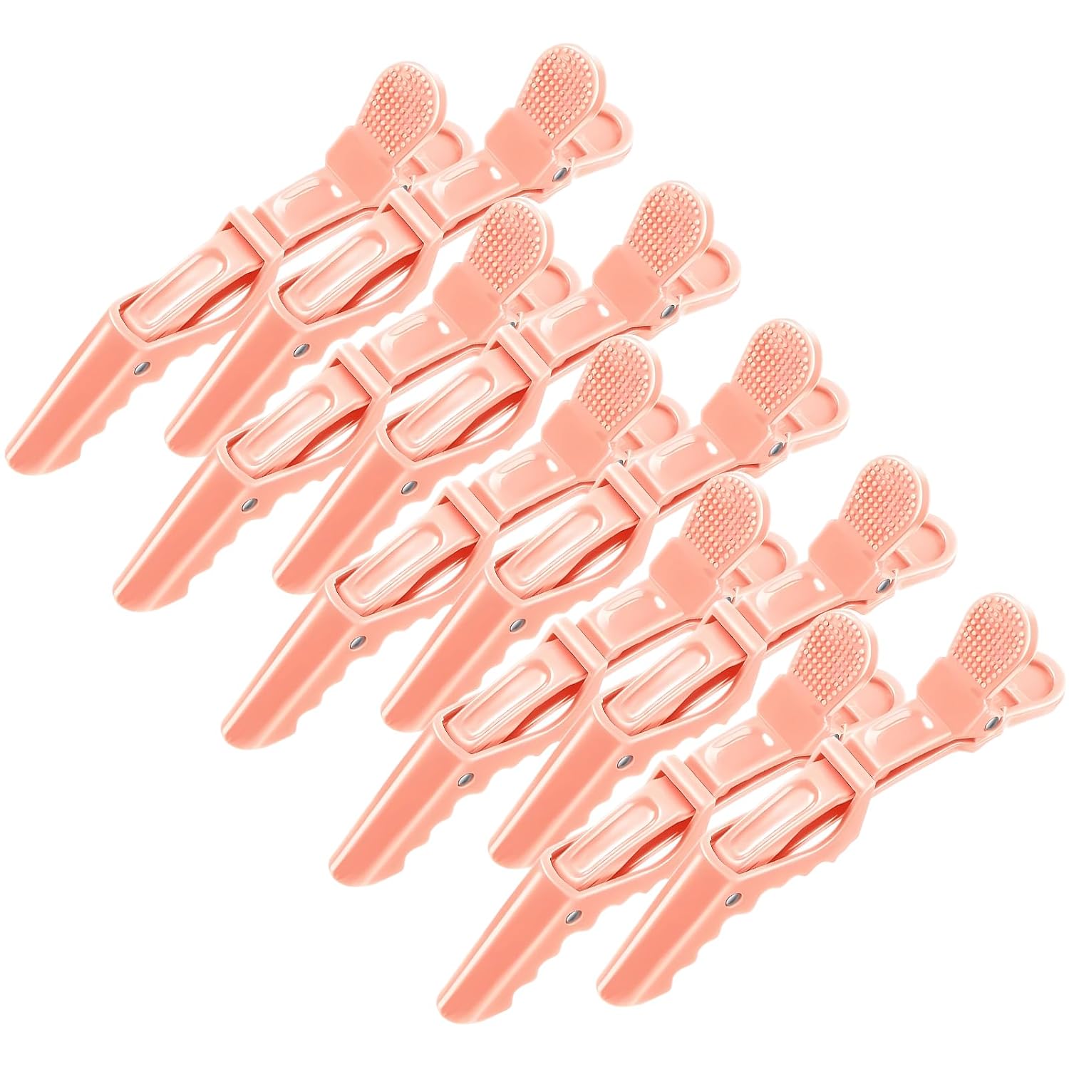 Amazon.com : GRIMSON Pastel Alligator Hair Clips 10 Pack - Professional ...