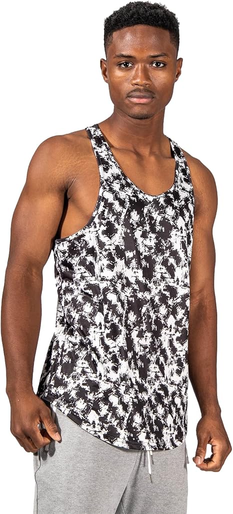 Jed North Bodybuilding Tank Top Gym Stringer Y-Back Muscle Racerback ...