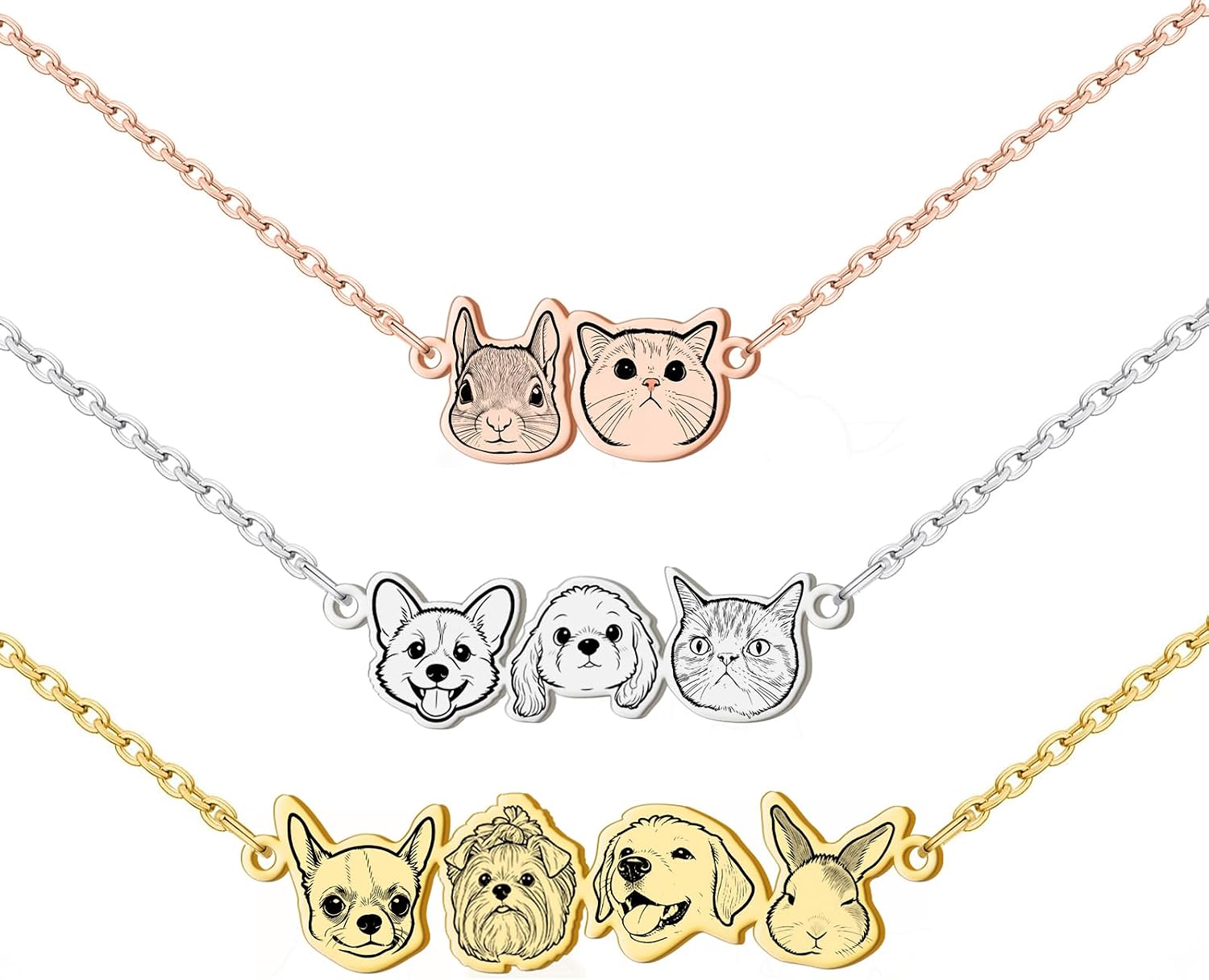 Amazon.com: Ckchilie Custom Pet Memorial Necklace for Women ...