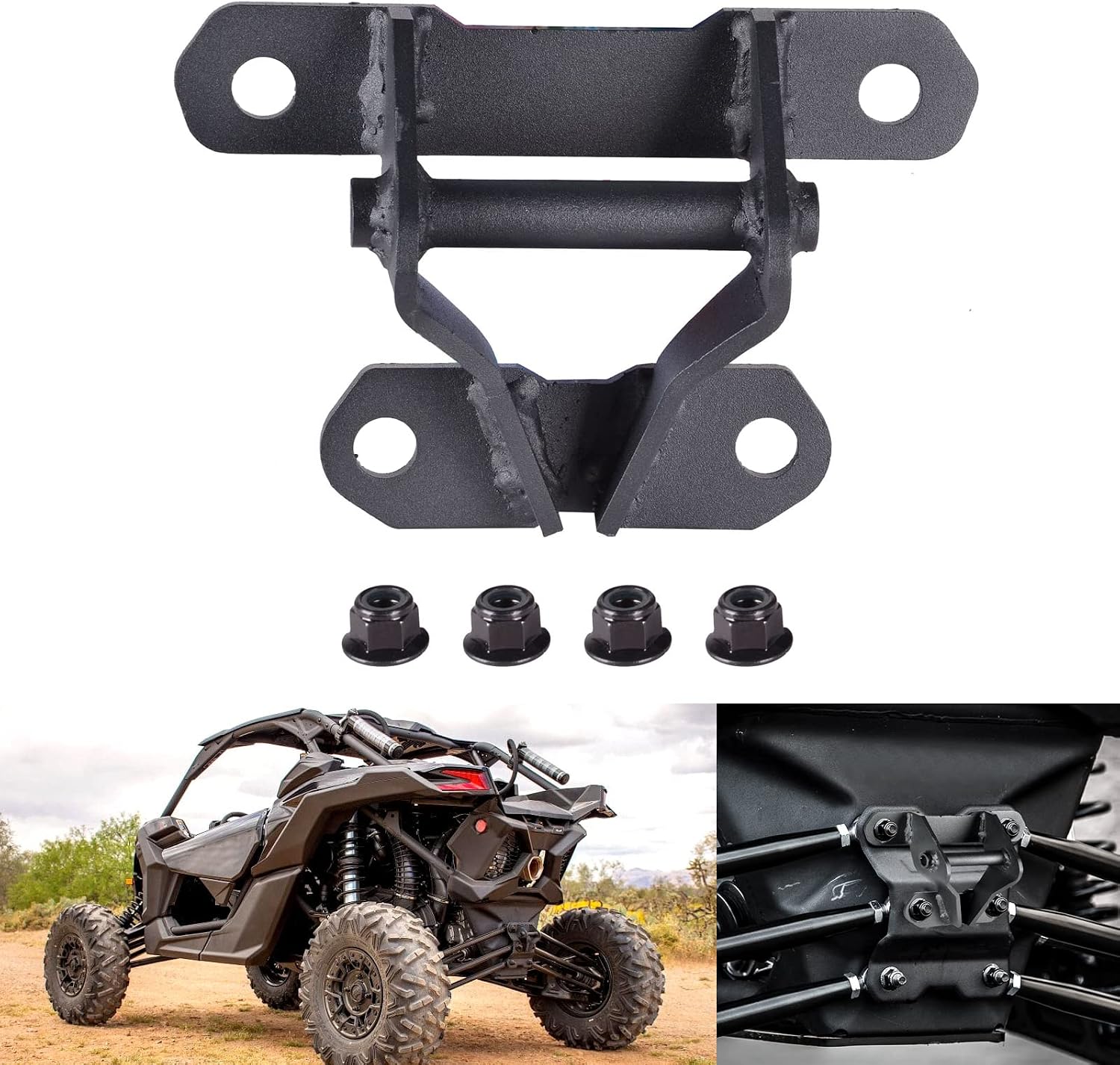 Goldfire Maverick X3 Max Tow Hitch Accessories UTV Rear Tow Hooks Rear ...