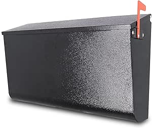 Metateel Rainproof Wall Mount Mailbox with Outgoing Flag for Outside ...