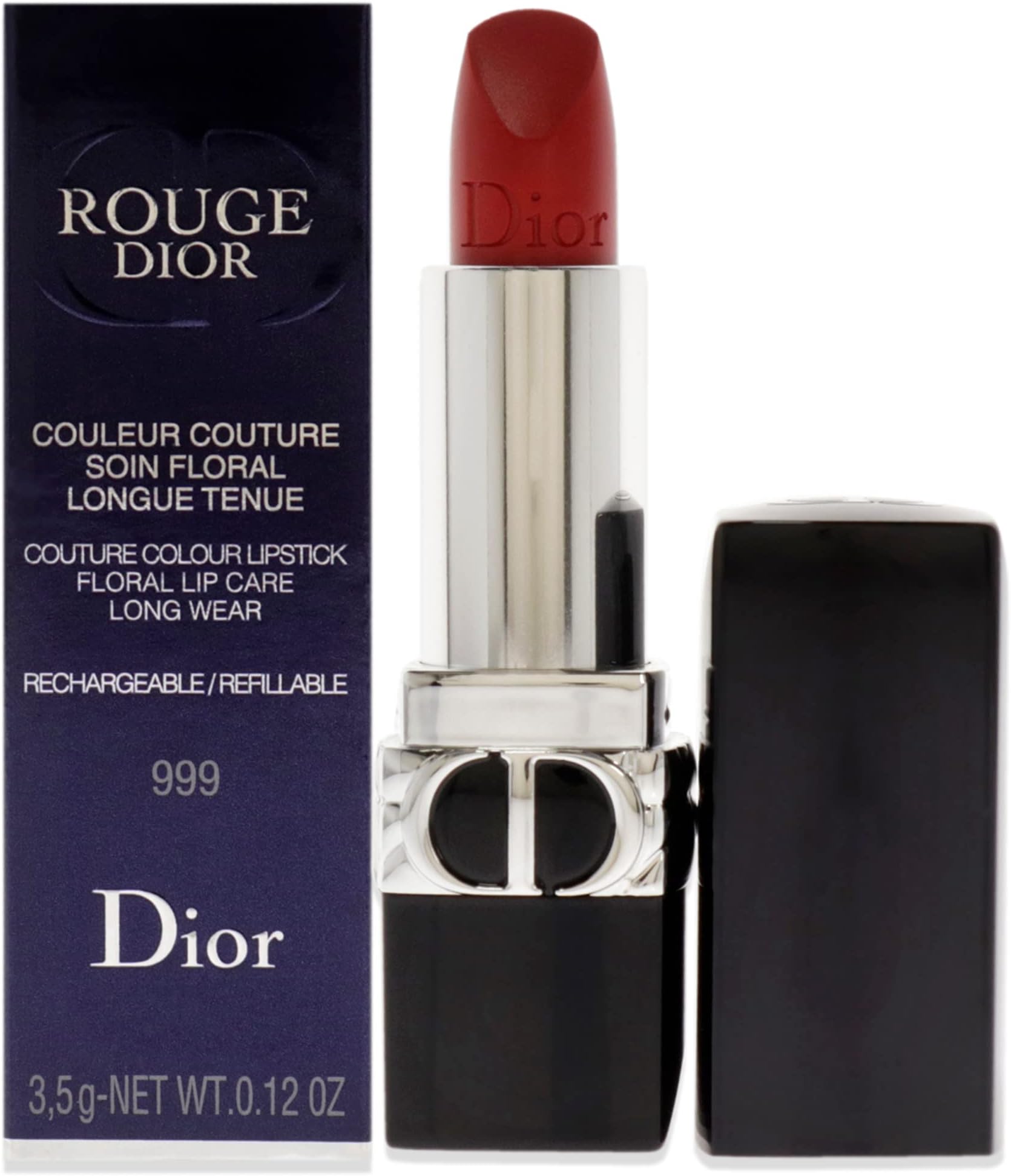 Amazon.com: Christian Dior Rouge Dior Couture Lipstick - 999 Matte ...