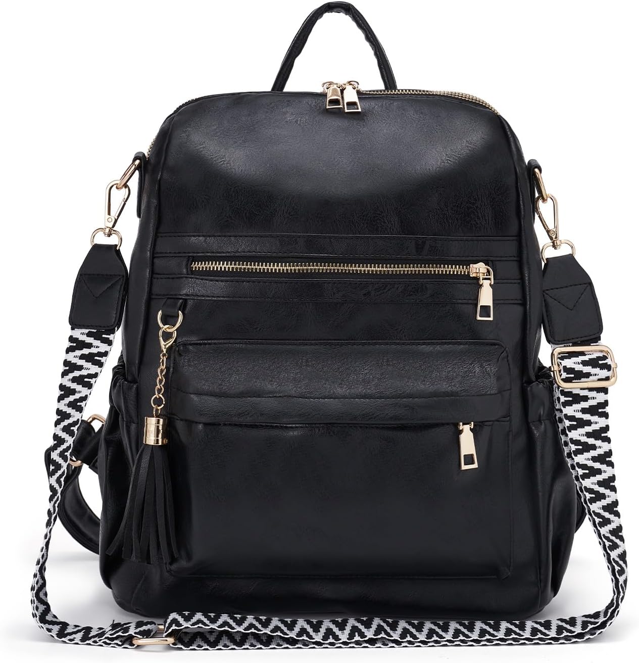 Amazon.com | Vividora Vegan Leather Backpack Purse for Women ...