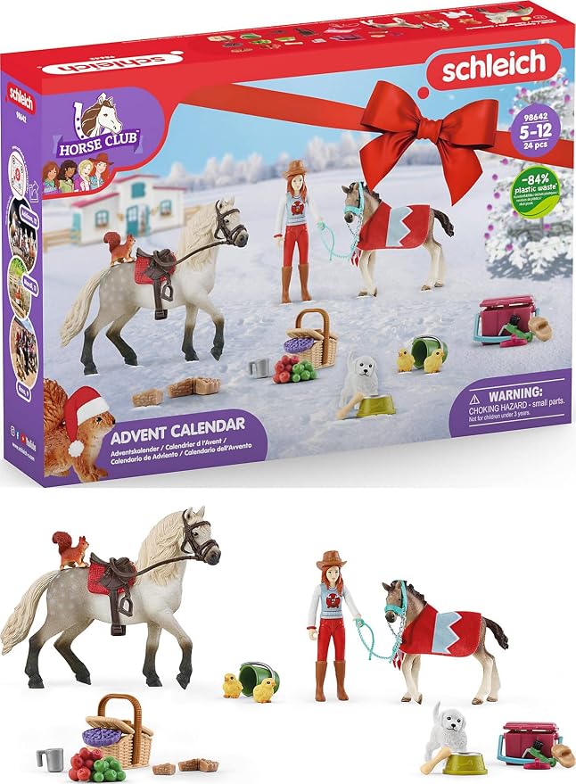 SCHLEICH Horse Club 98642 Advent Calendar HC 2022 : Schleich: Amazon.co ...