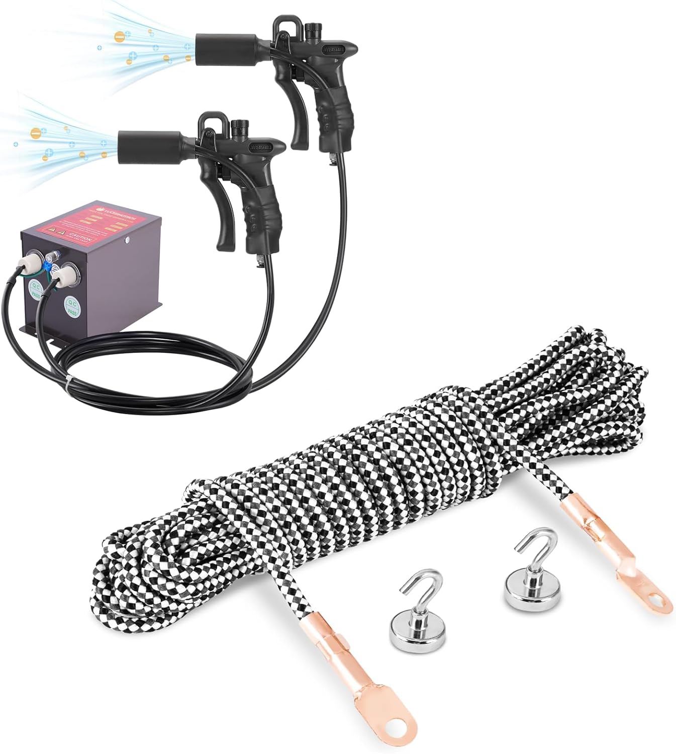 Amazon.com: 7KV Ionizing Air Gun +32FT Anti Static Rope : Industrial ...