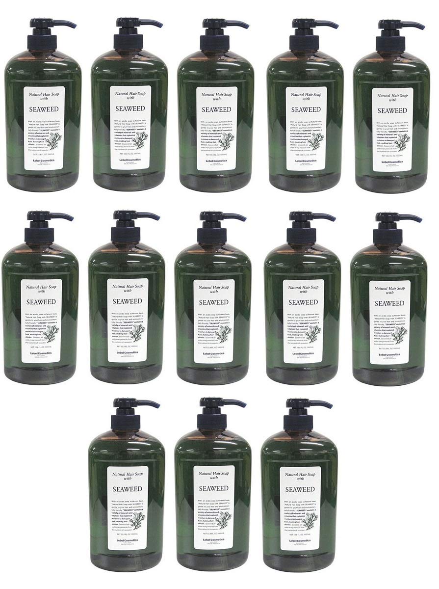 Amazon.com : Lebel Cosmetics | Natural Hair Soap with Seaweed Shampoo ...
