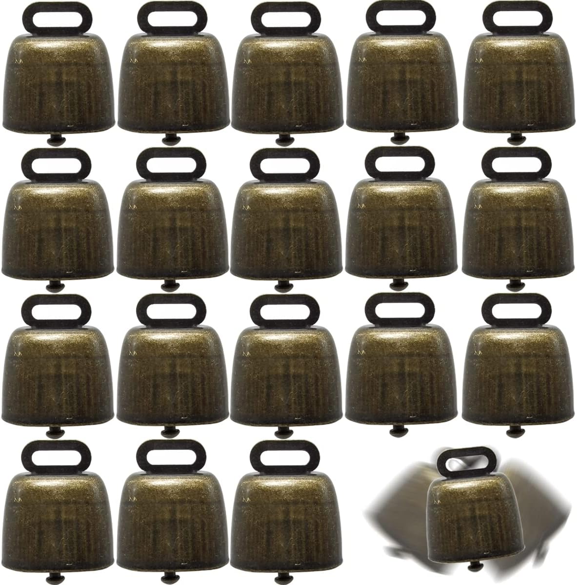 Amazon.com: TIHOOD 18PCS Cow Horse Sheep Grazing Copper Bells Small ...