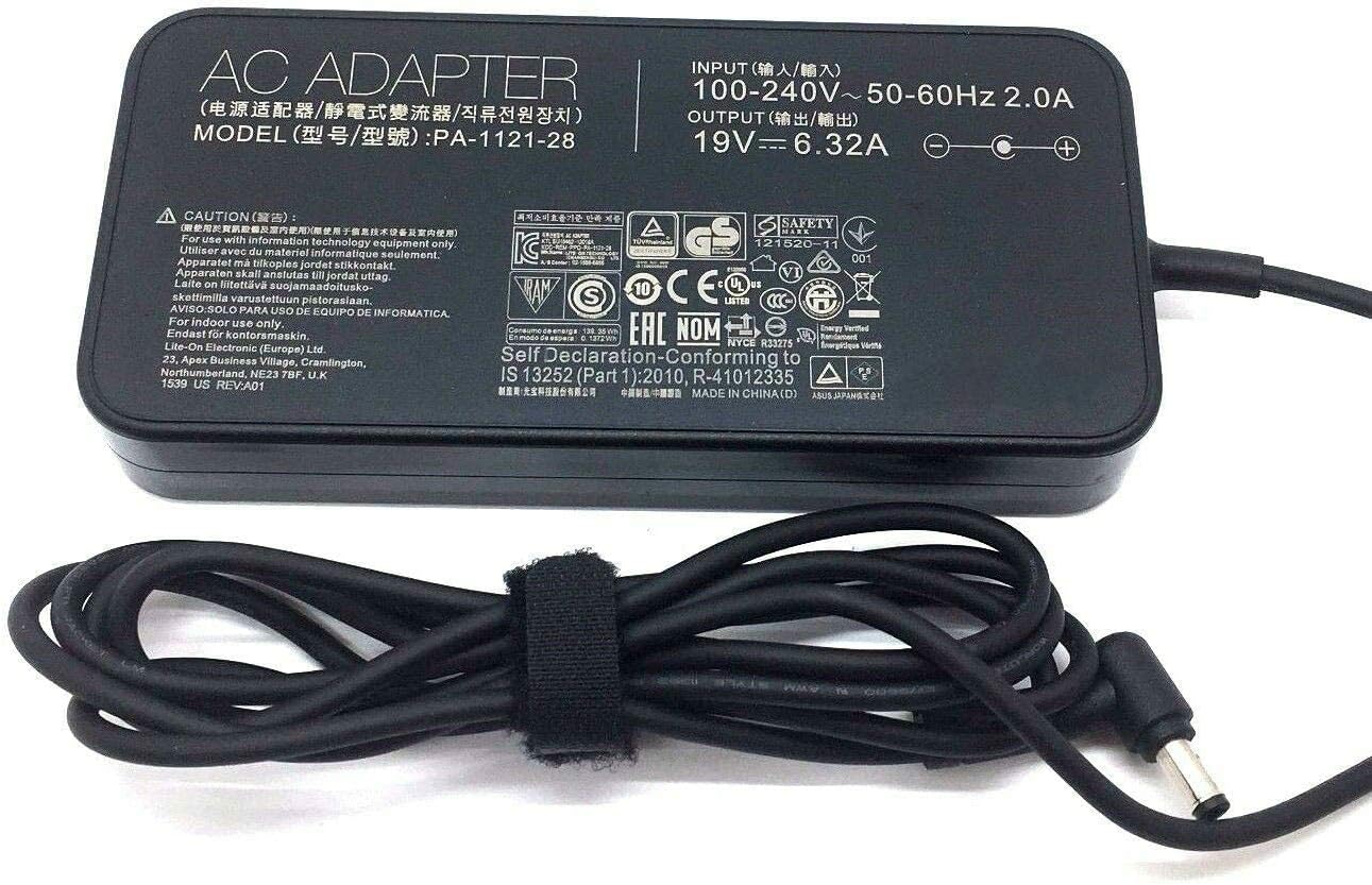 Amazon.com: New Compatible with ASUS 120W 19V 6.32A Slim AC Adapter PA ...