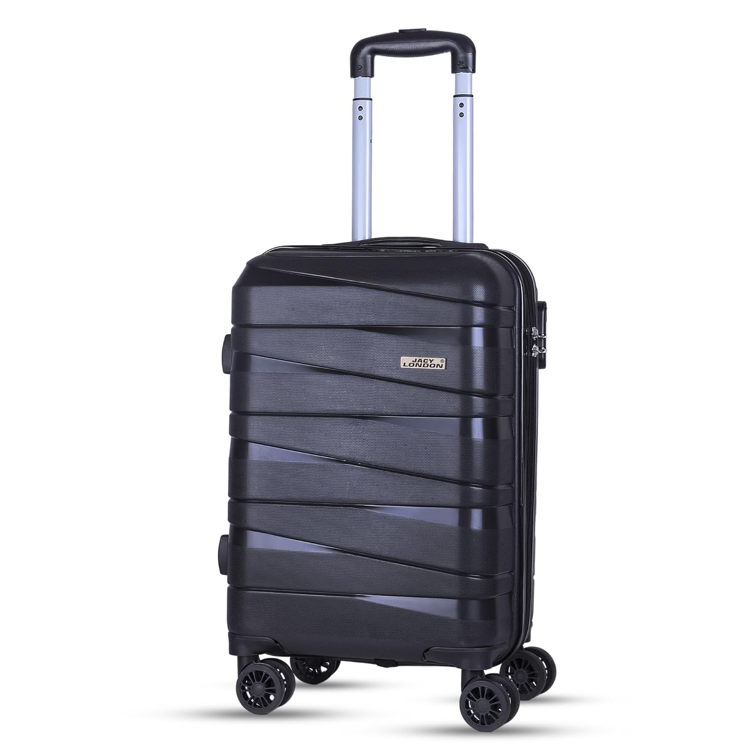 Buy JACY LONDON Hard Sided PP 8 Wheel Spinners, with Telescopic Steel ...