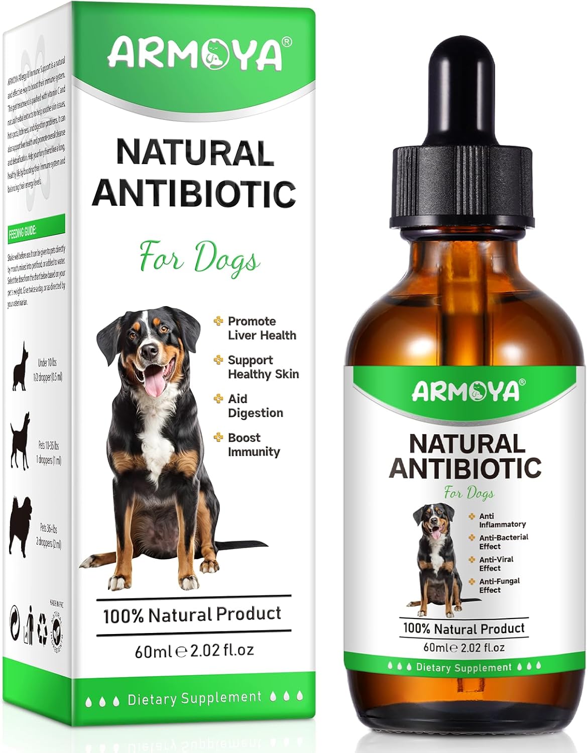 Amazon.com : Natural Antibiotics for Dogs - Dog Antibiotics ...