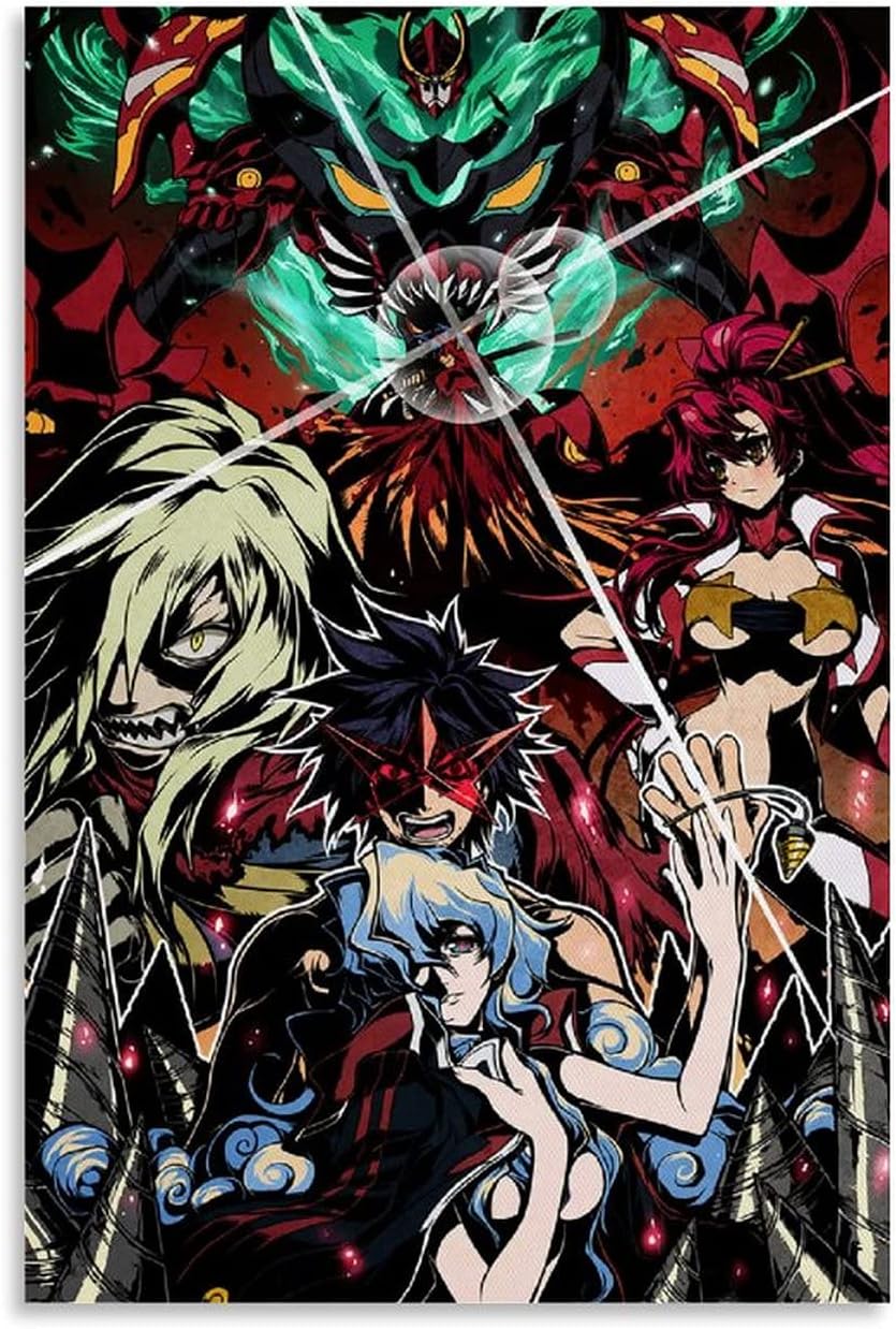 Buy Tengen Toppa Gurren Lagann Anime Room Aesthetics Poster ...