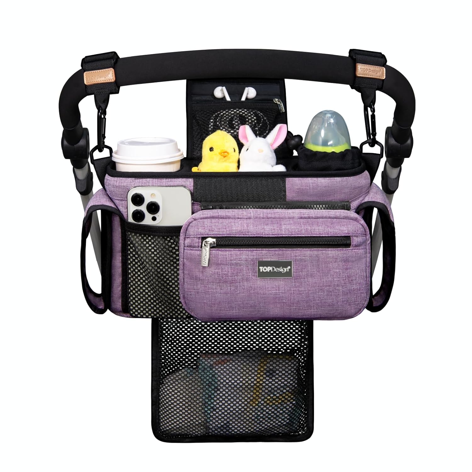 Amazon.com : TOPDesign Universal Baby Stroller Organizer, Stroller ...