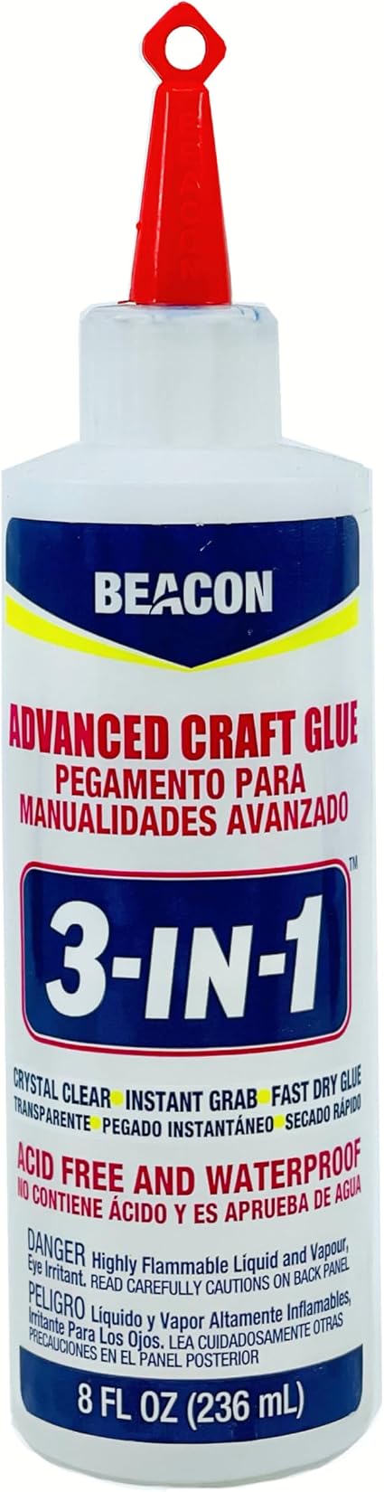 Beacon 3-in-1 Advanced Craft Glue, 8-Ounce : Amazon.ca: Home