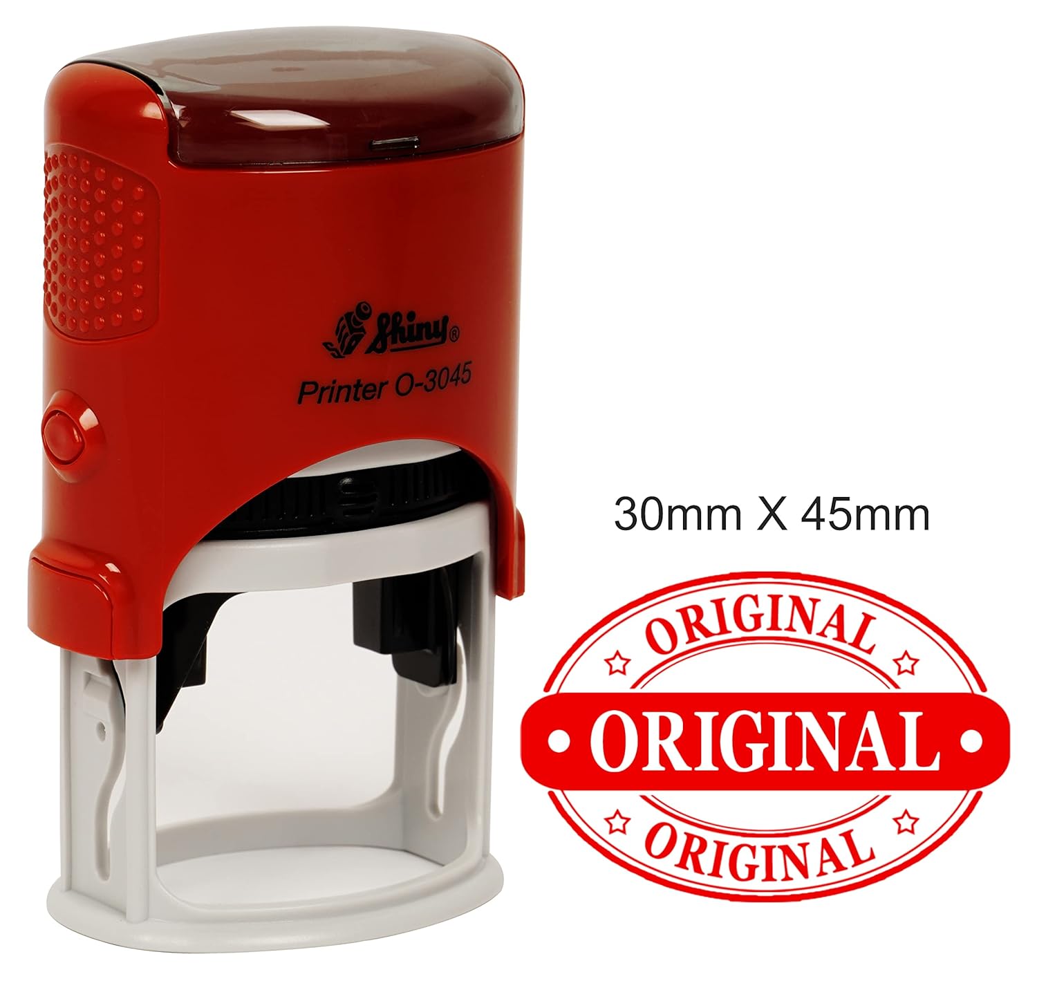 Original Self Inking Stamps Office Stationary Oval Rubber Stamp 30 x ...