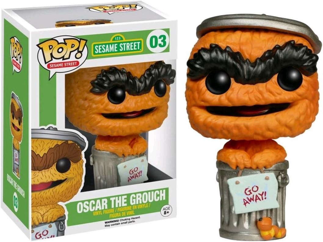 Funko Pop! Sesame Street Oscar Orange Debut EE Exc : Amazon.com.mx ...