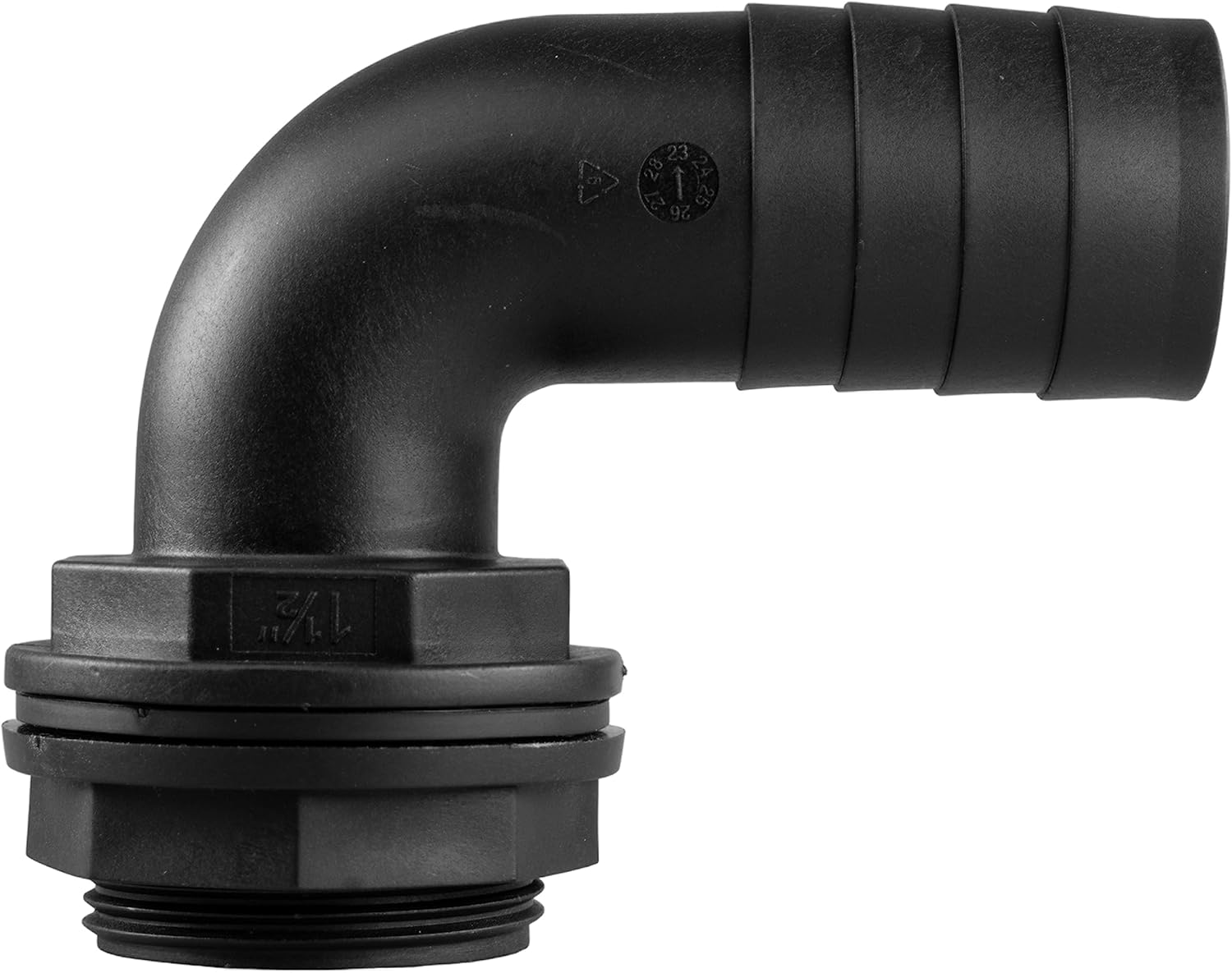 90 Degree Water Tank Overflow Vent, Water Butt Barbed Elbow Outlet with ...