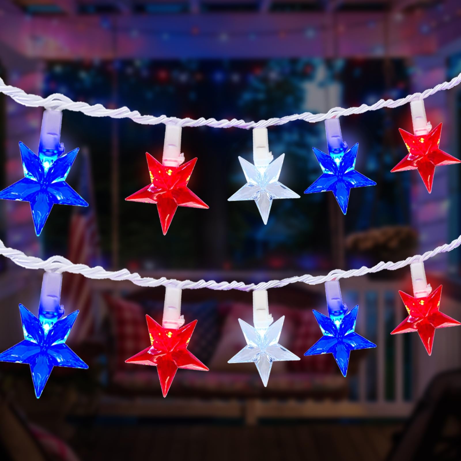 Amazon.com: Pallerina 8.5Ft LED Cocktail String Lights with 10 3D ...