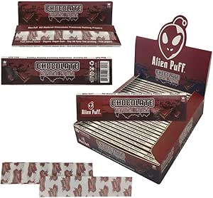 Amazon.com: Alien Puff Chocolate Flavored Rolling Papers, King Size ...