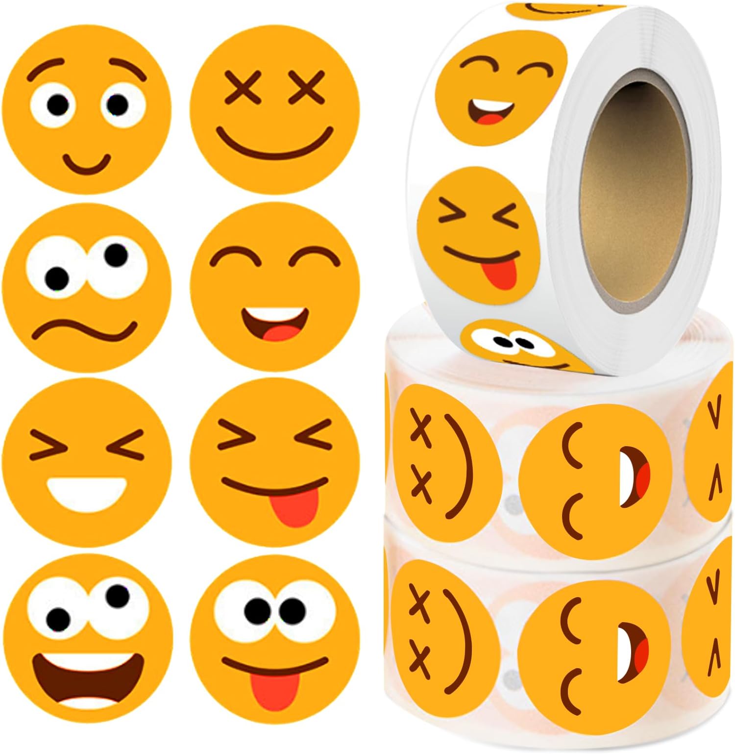 Amazon.com : CTP Emoji Fun Rewards Stickers, Emoji Stickers for ...