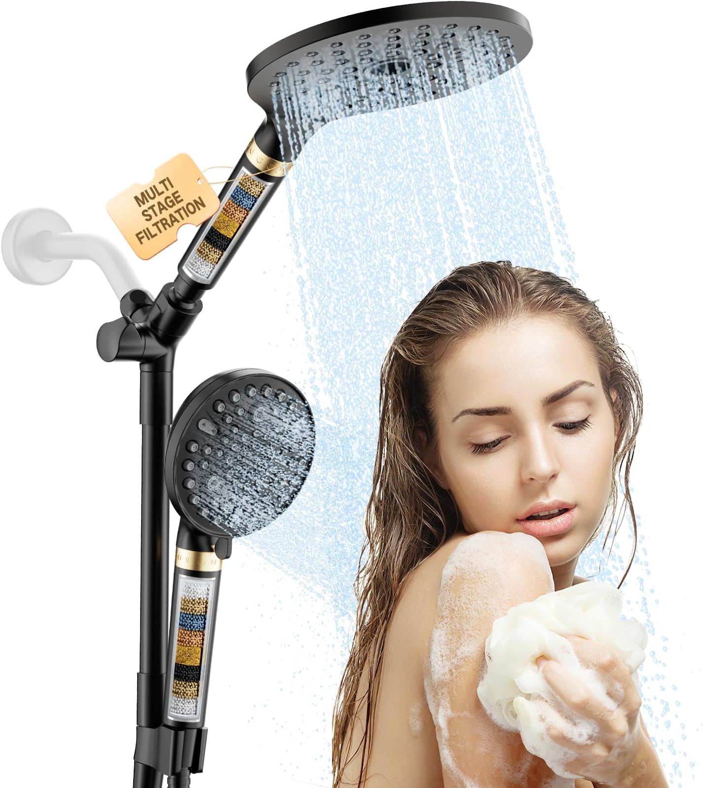 Sproos! Handheld Showerhead with Filter Set, High Performance ...