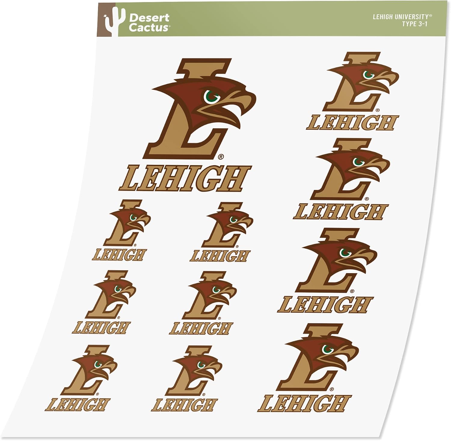 Amazon.com: Lehigh University Hawks Sticker Vinyl Decal Laptop Water ...
