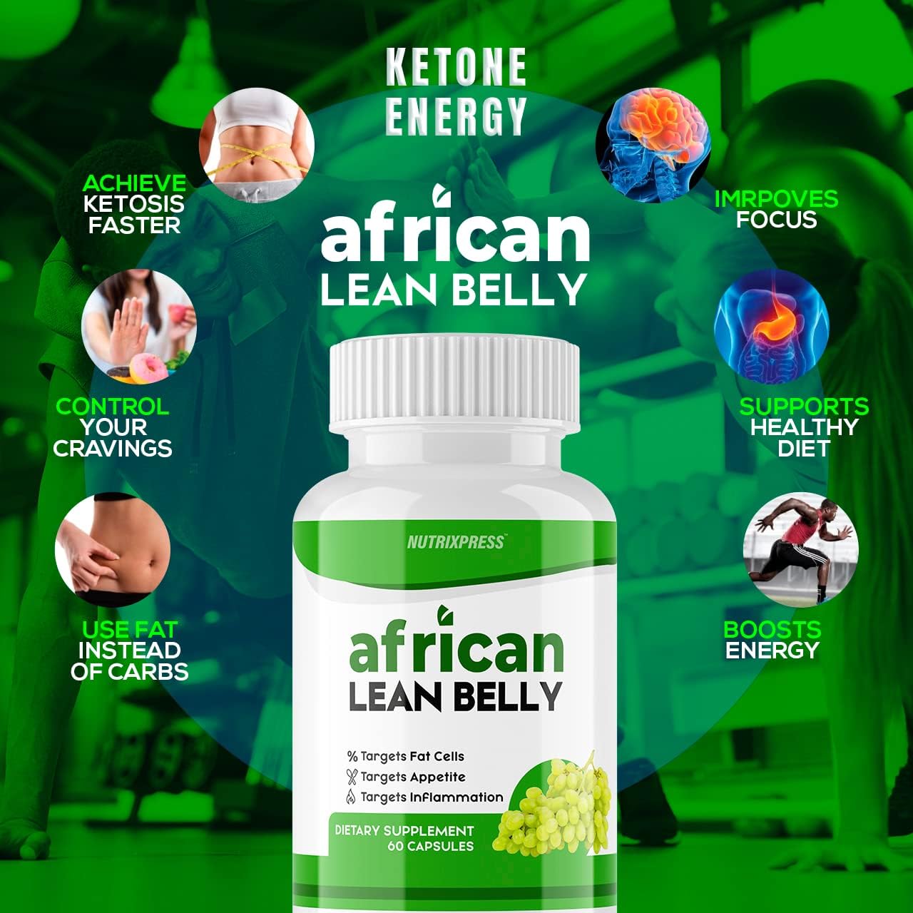 Buy 3 Pack) - African Lean Belly Pills - New Africanleanbelly Capsules ...