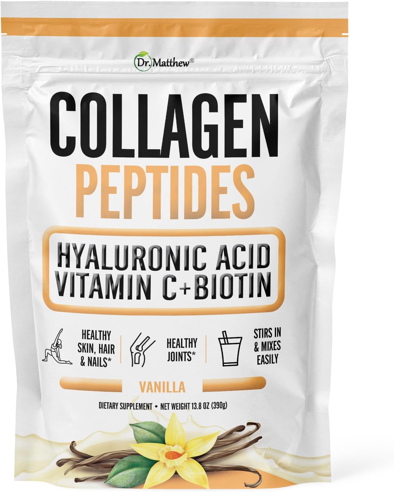 Amazon.com: Collagen Protein Powder. Grass Fed Collagen Powder for ...