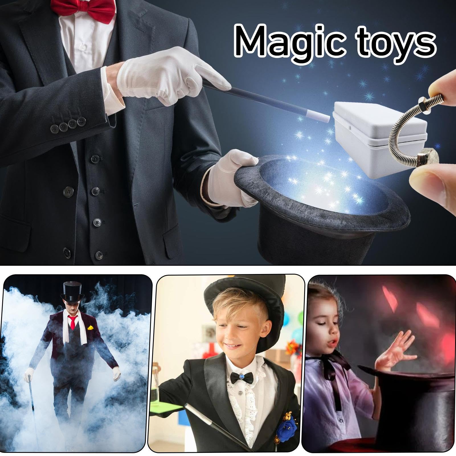 Magician Gag Gift Tool Strong Man Bending Screw Magic Tricks Close Up ...