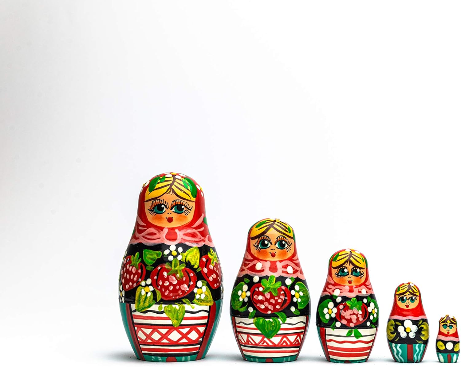 Amazon.com: Original Babooshka Matrioshka Belarus Wooden Handmade Craft ...