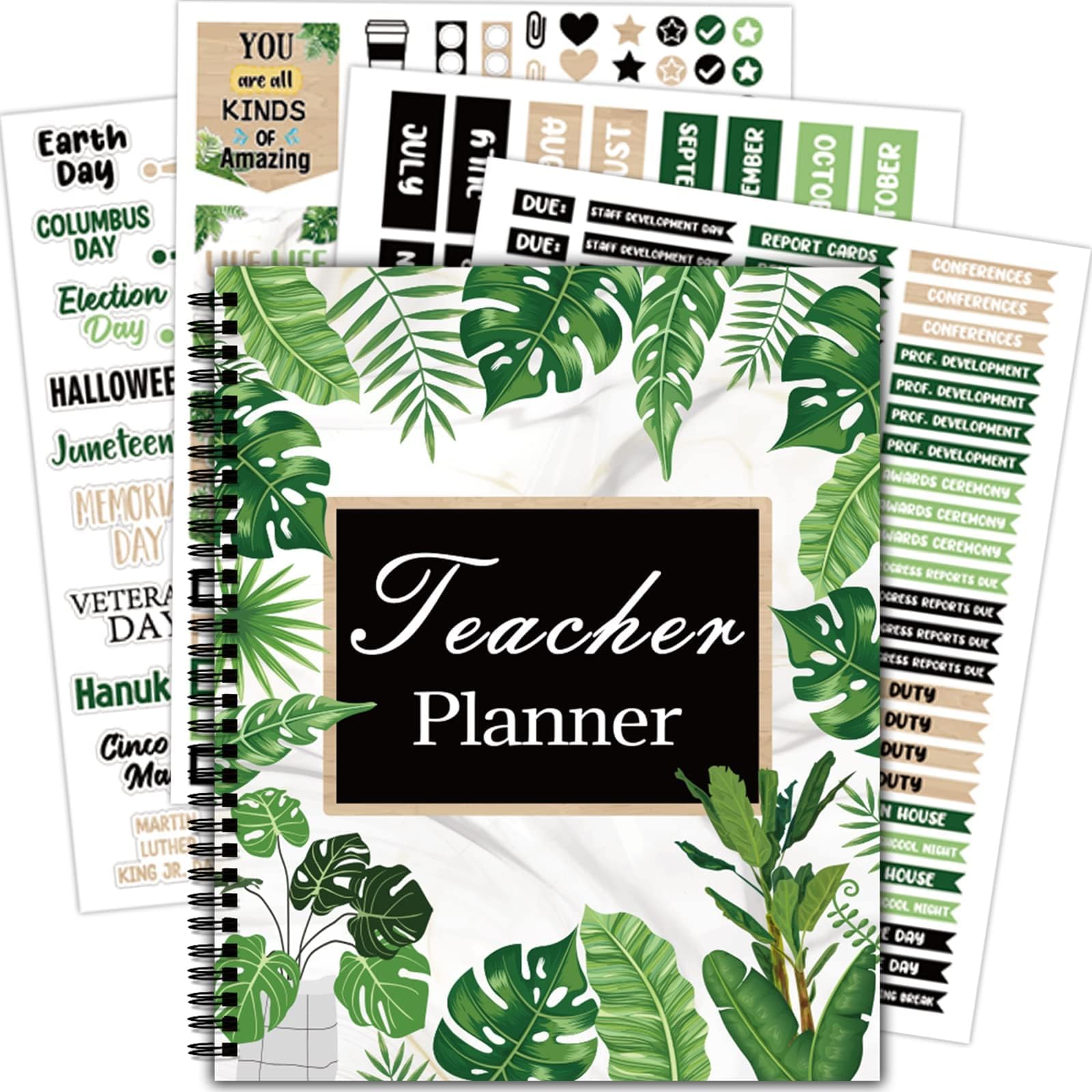 Amazon.com : Eucalyptus Teacher Planner 2024-2025 Boho Lesson Planner ...