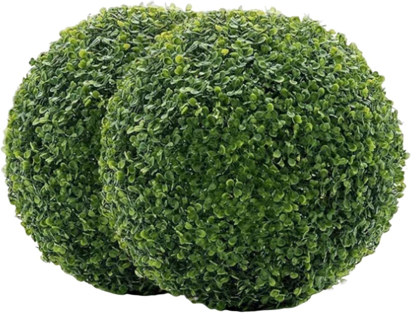 Amazon.com: Artificial Plant Topiary Ball 2 Pcs 11 Inch Faux Green ...