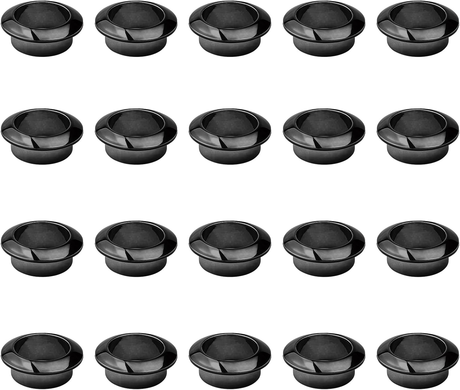 35mm Plastic Grommets, 20 Pcs Round Desk Hole Covers, Wire Tidies ...