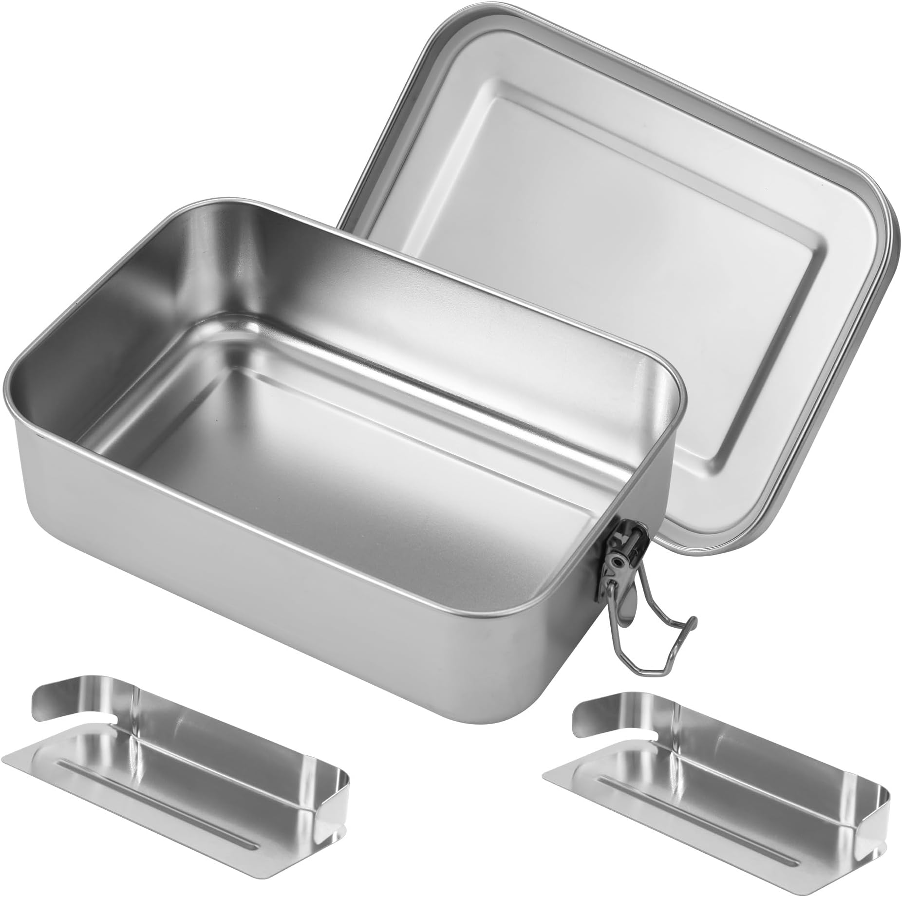ZHYLUO Lunch Box Inox,1400 ml Boite Gouter Inox, Boite Alimentaire Inox ...